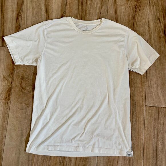 Aether | Shirts | Aether Mens White Solid Tshirt Size 4 Minimalist ...